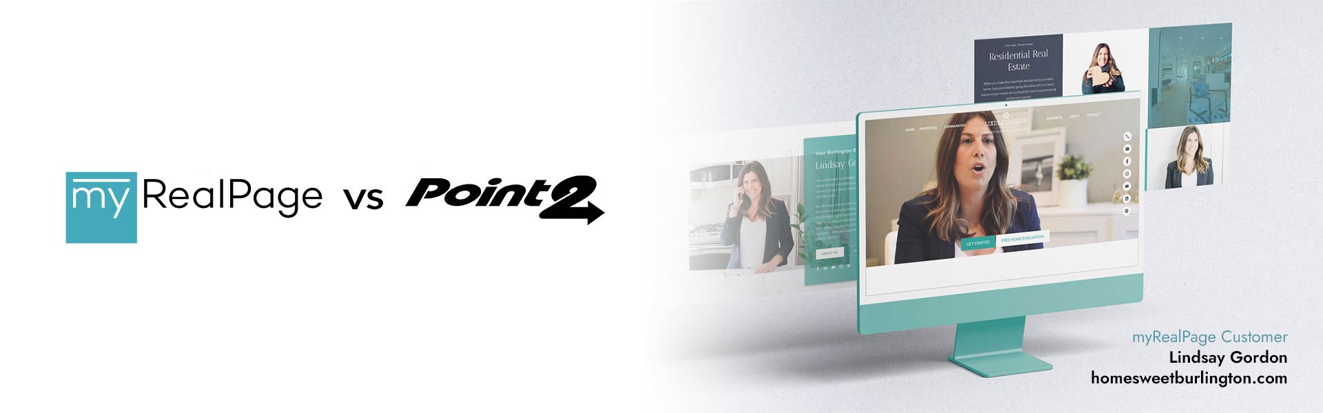 Considering an Point2 Website? Get more features with myRealPage!